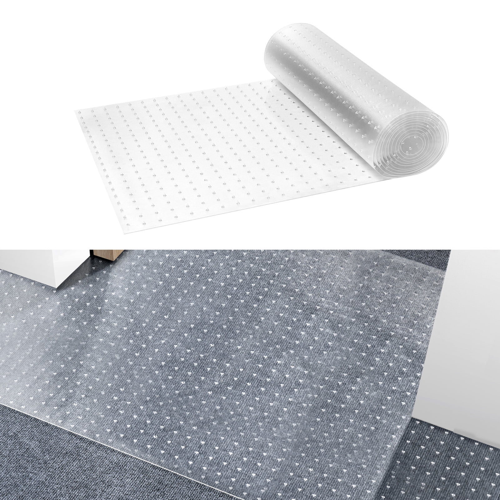 VEVOR Carpet Protector for Pets,24" x 12' PVC Scratch-Proof Cat Carpet ...