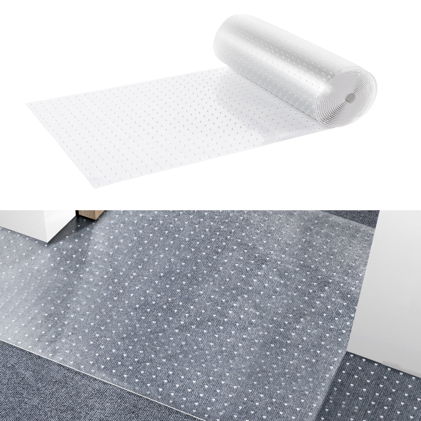 VEVOR Carpet Protector for Pets,24" x 25' PVC Scratch-Proof Cat Carpet ...