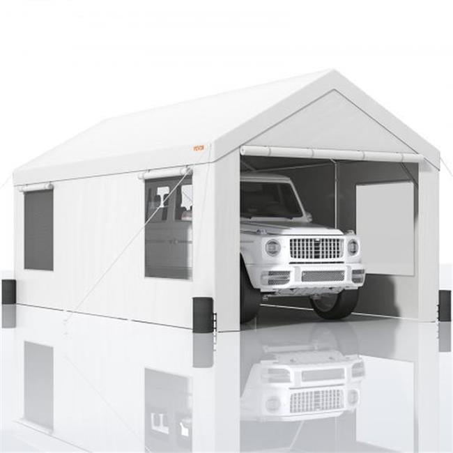 VEVOR Carport Canopy Car Canopy with Sidewalls and Windows 10x20ft or ...