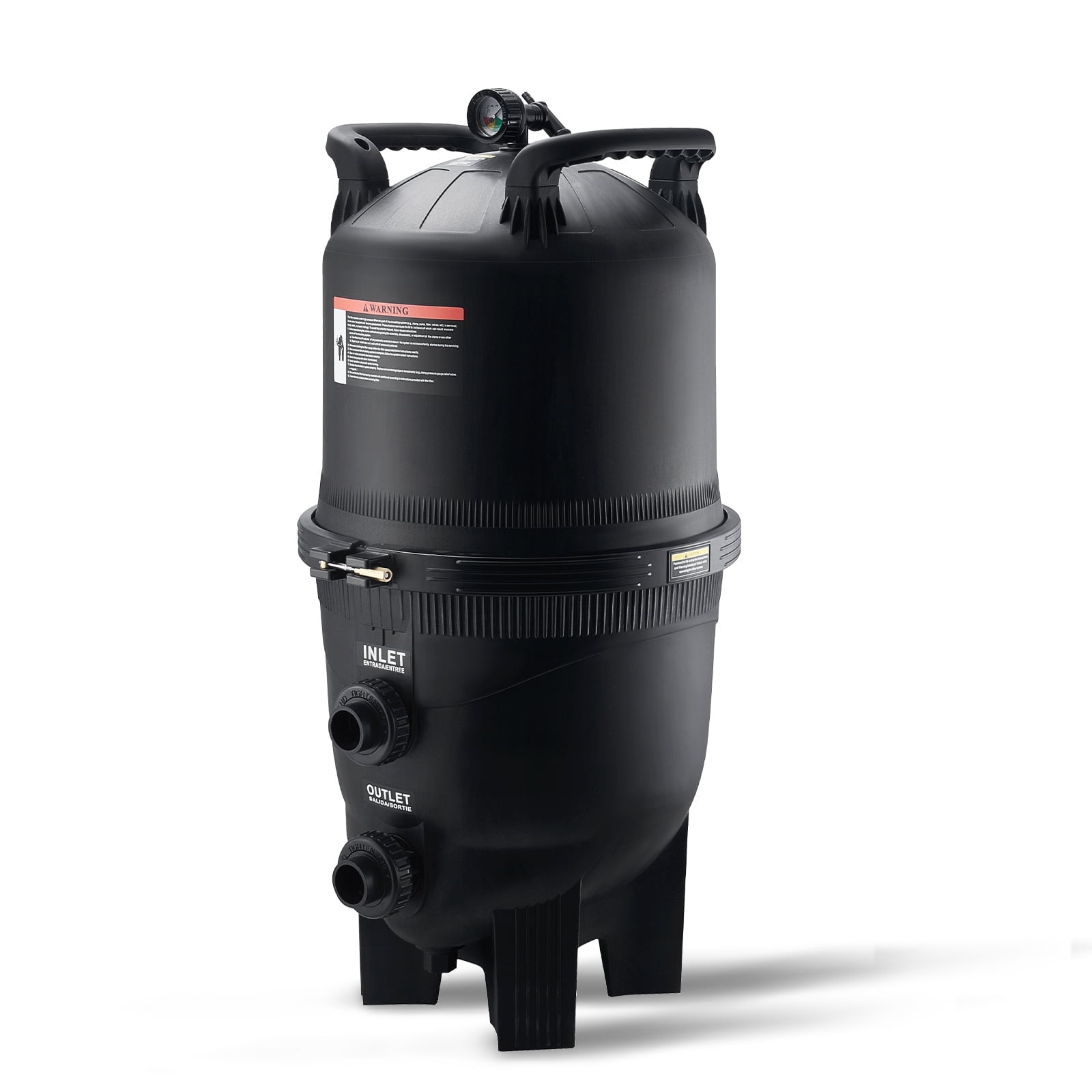 VEVOR Cartridge Pool Filter, 525Sq. Ft Filter Area Inground Pool Filter ...