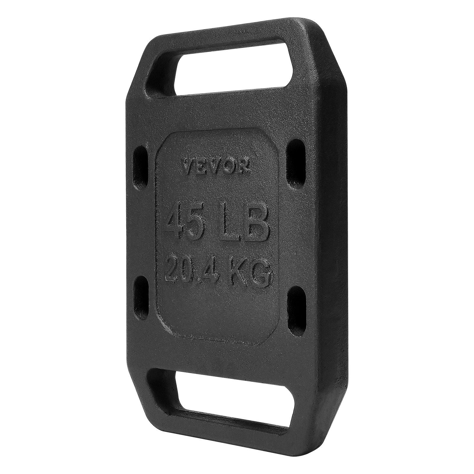 VEVOR Cast Iron Ruck Weights for Rucking Weight Plate with Handle 45LB ...