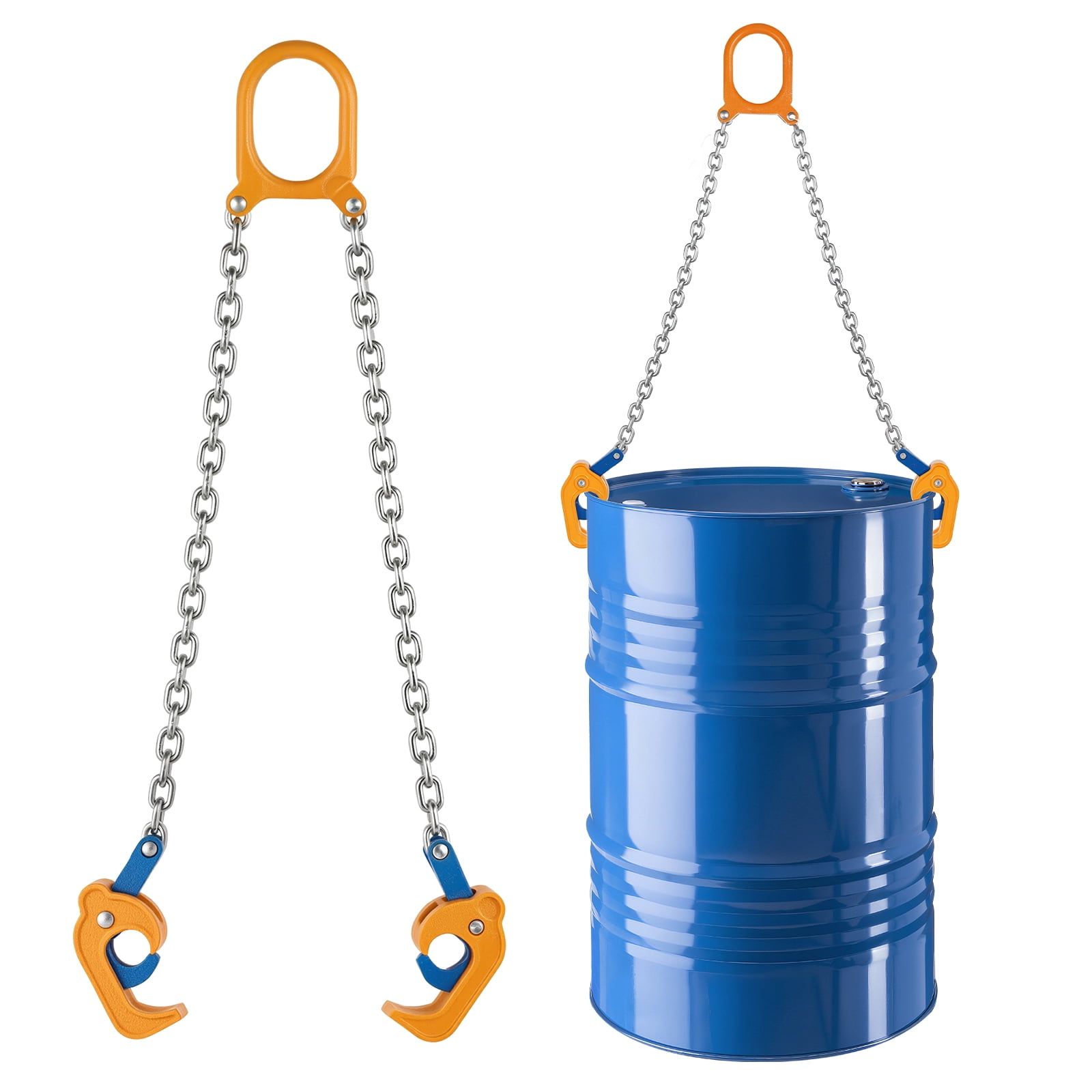 VEVOR Chain Drum Lifter, G80 Drum Lifting Chain Sling with Thickened ...