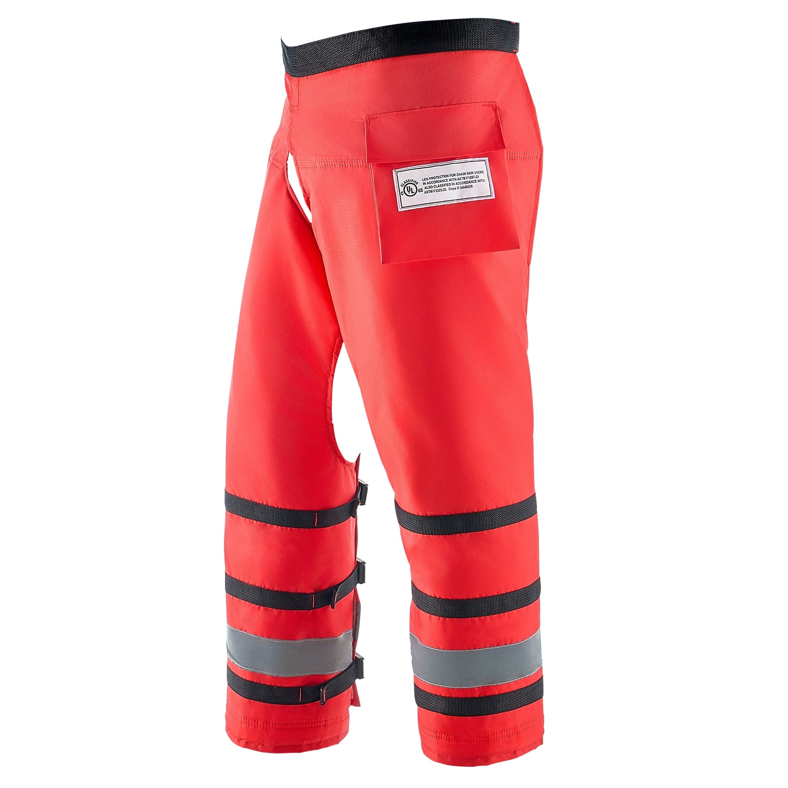 VEVOR Chainsaw Chaps Wrap, Class D, 8 Layers Wrap Style Chainsaw Pants ...