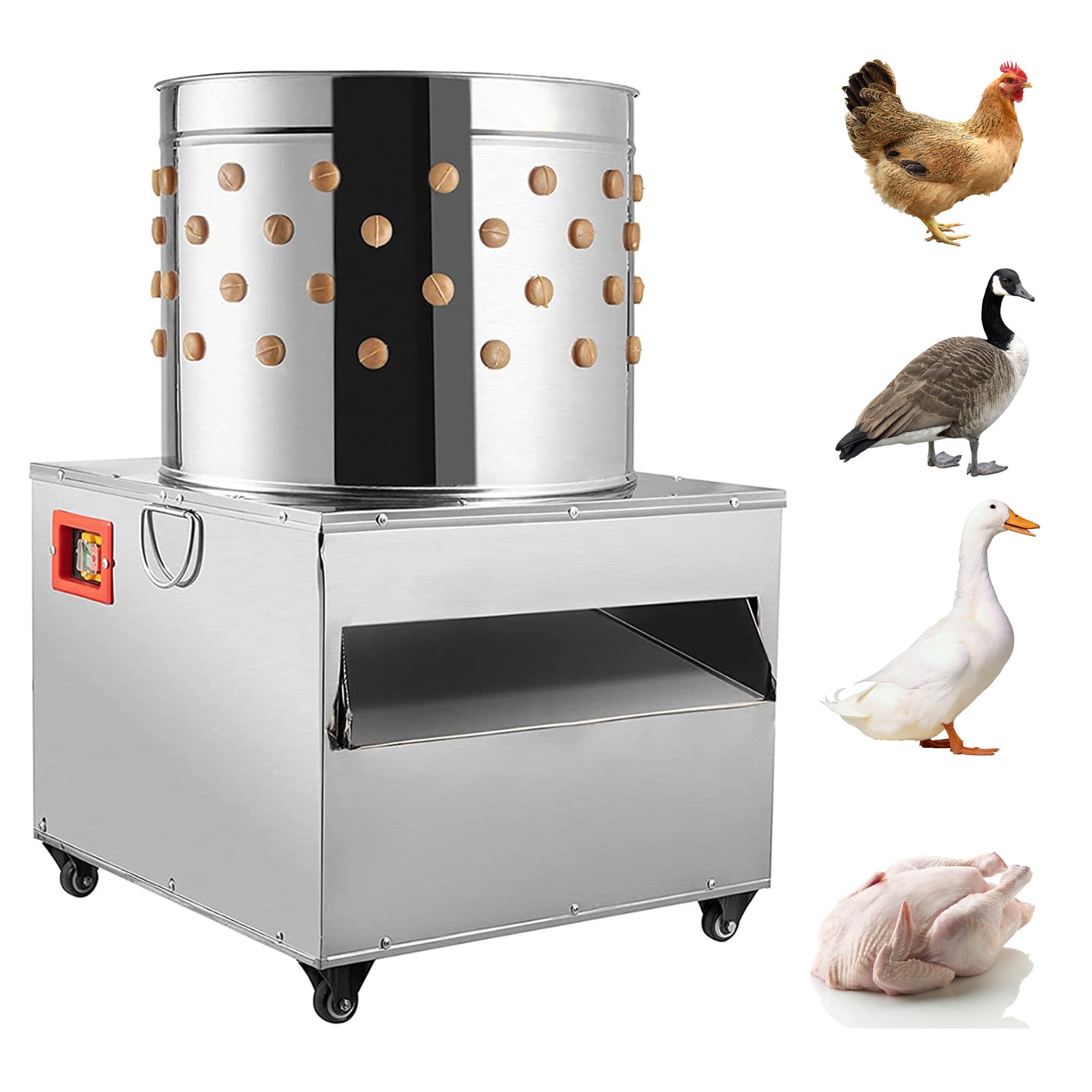 VEVOR Chicken Poultry Plucker 2200W 240R/min Turkey Chicken Poultry ...
