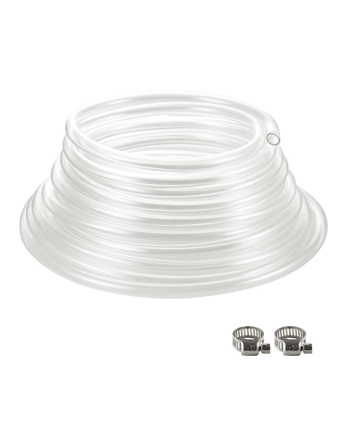 VEVOR Clear Vinyl Tubing, 3/8" ID x 1/2" OD, 50FT Plastic PVC Tubing ...