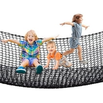 VEVOR Climbing Cargo Net, 14.8 x 14.8 ft Playground Climbing Cargo Net ...