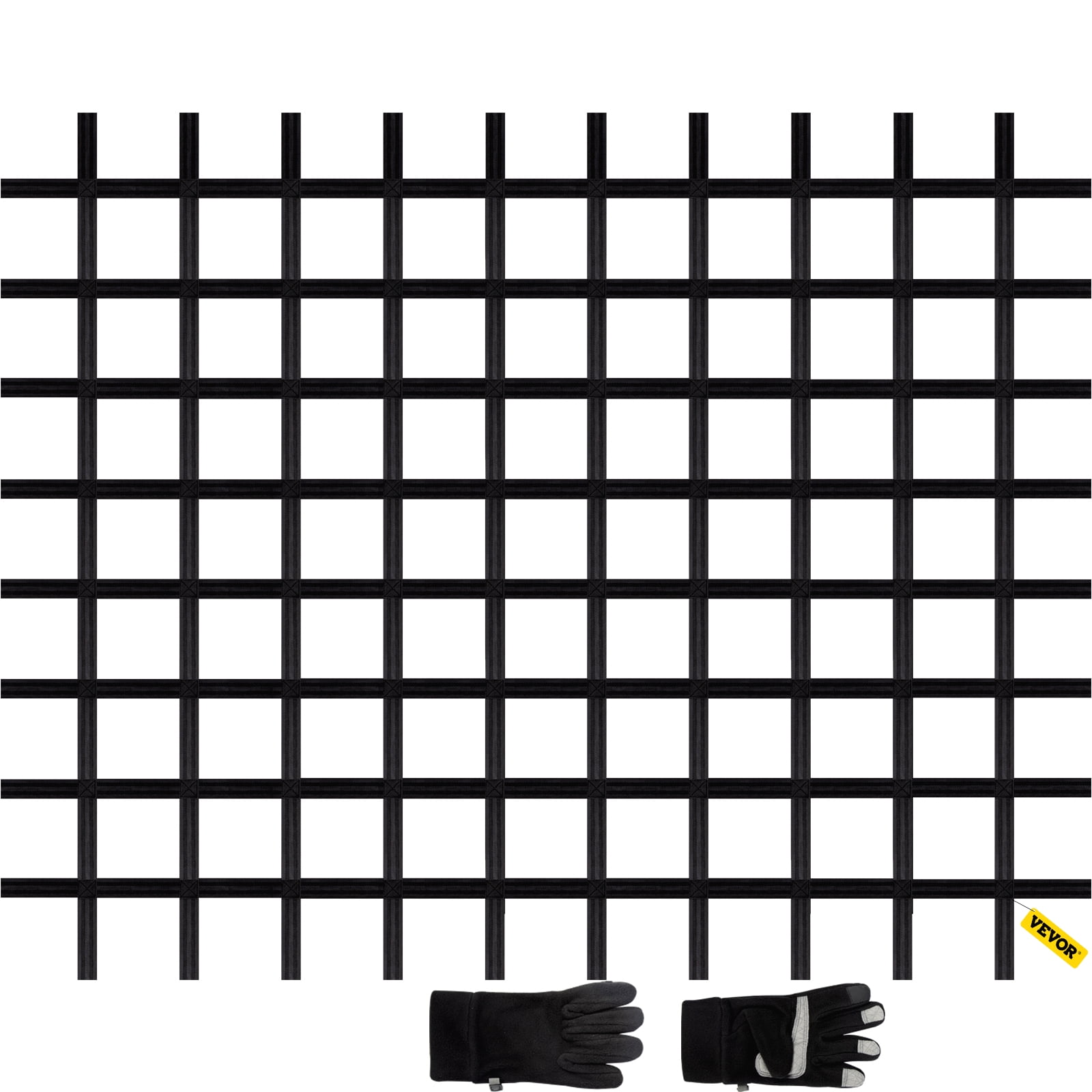 VEVOR Climbing Cargo Net, 8' x 6' Playground Climbing Net, Polyester ...