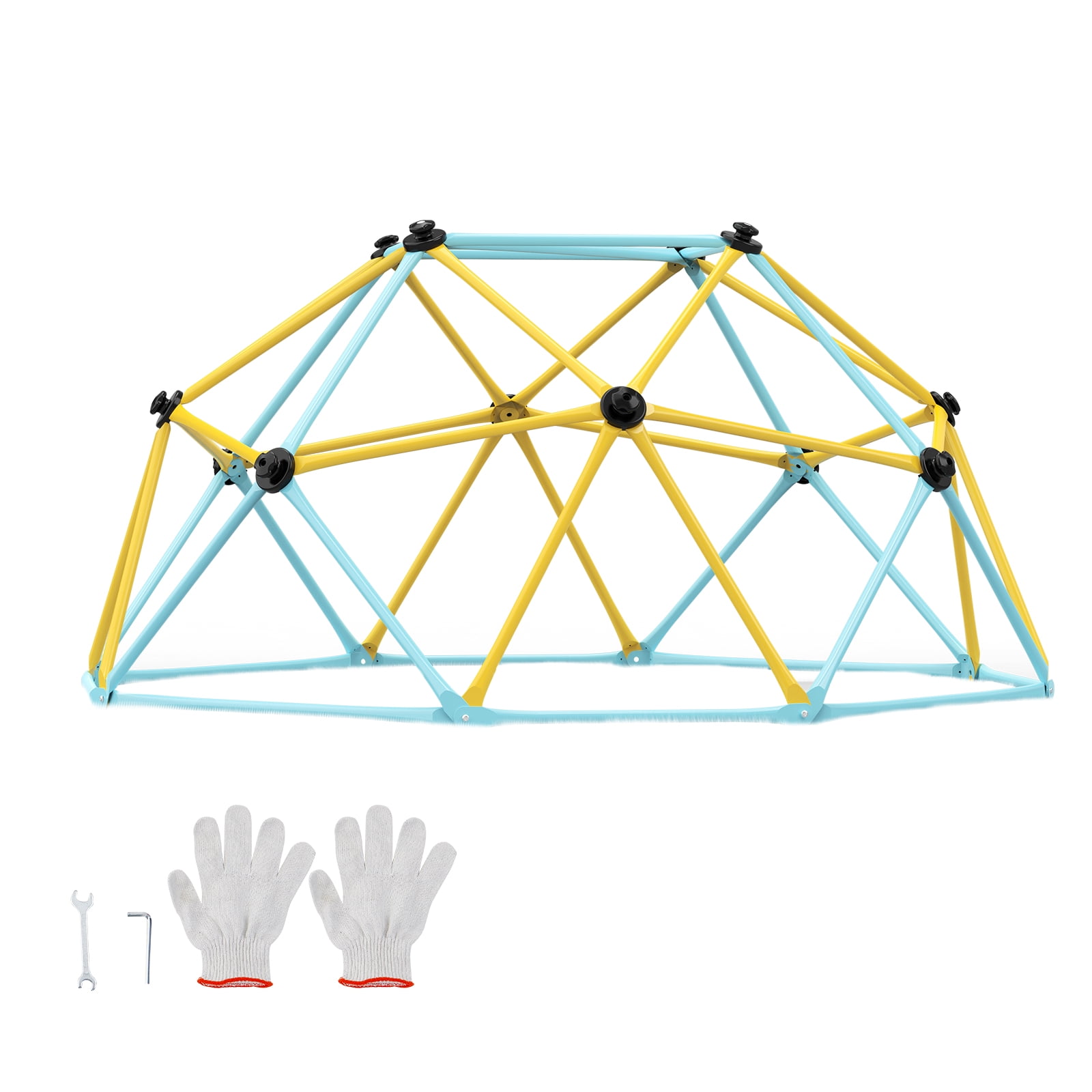VEVOR Climbing Dome, Jungle Gym Supports 600LBS and Easy Assembly, 6FT ...