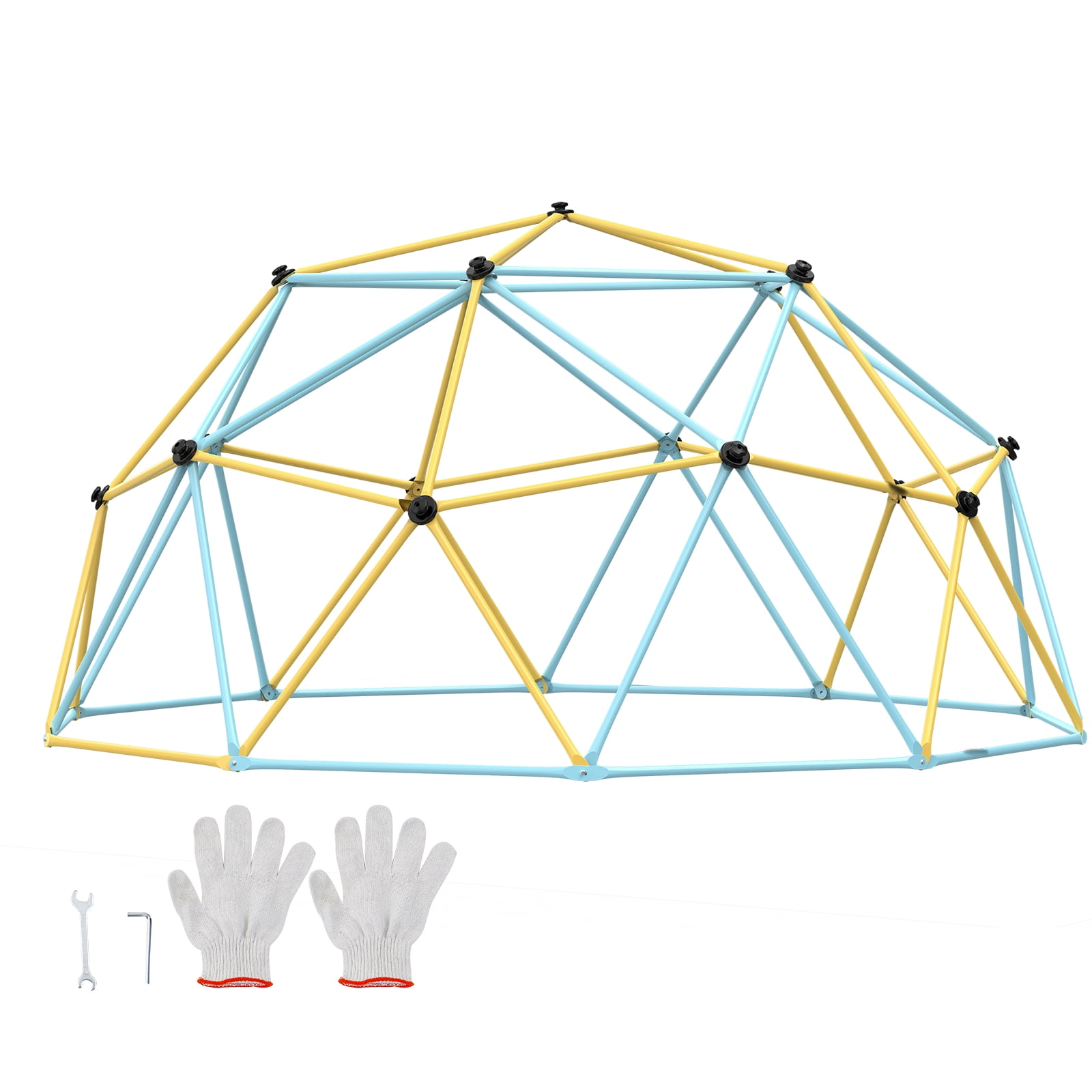 VEVOR Climbing Dome, Jungle Gym Supports 750LBS and Easy Assembly, 10FT ...