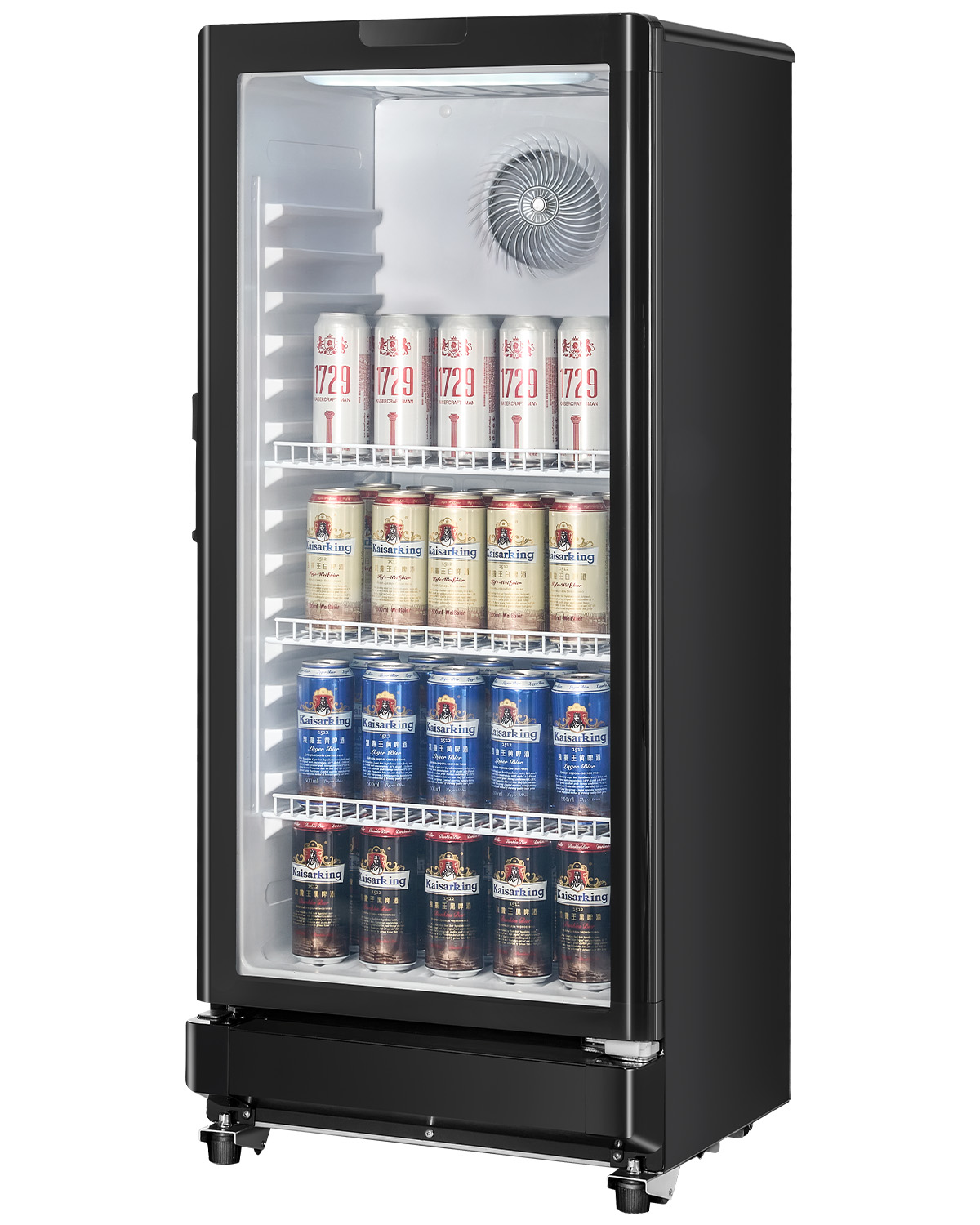 VEVOR Commercial Merchandiser Refrigerator, 5.7 CU.FT Glass Door ...