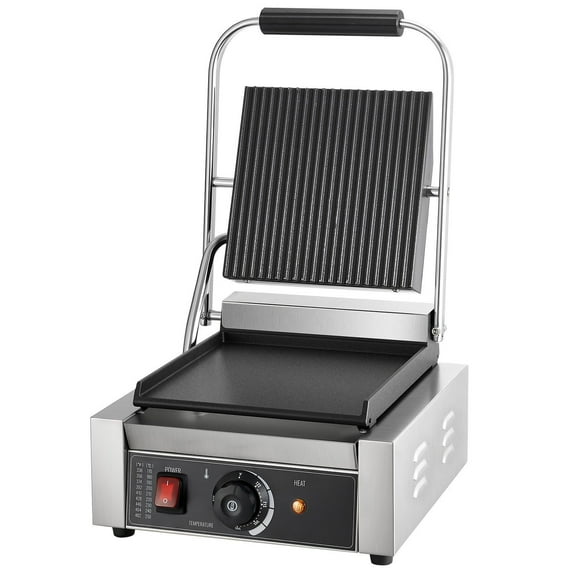 VEVOR Commercial Panini Grill, 1800W Electric Sandwich Panini Maker ...