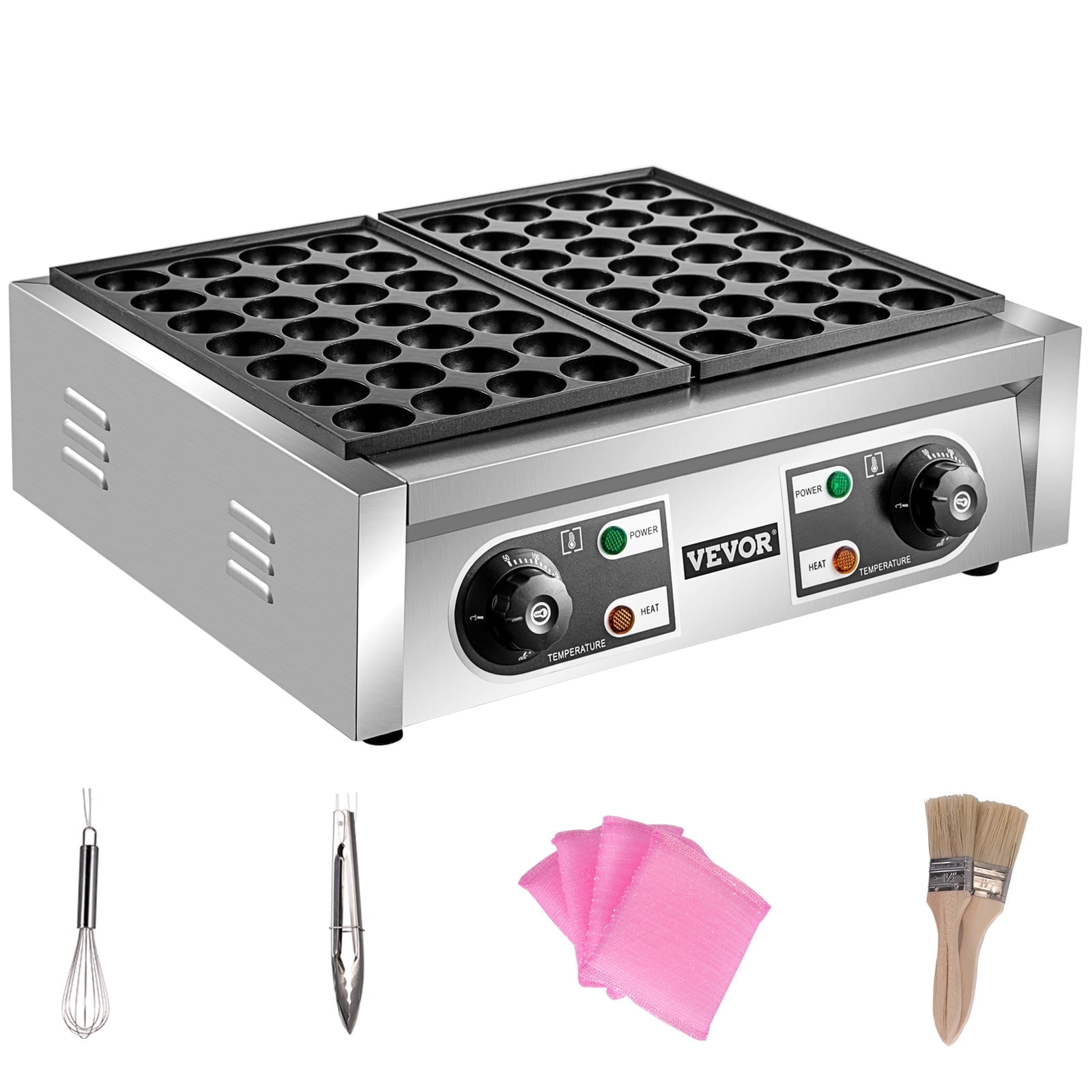 VEVOR Commercial Takoyaki Maker, 56PCs Japanese Octopus Fish Ball ...
