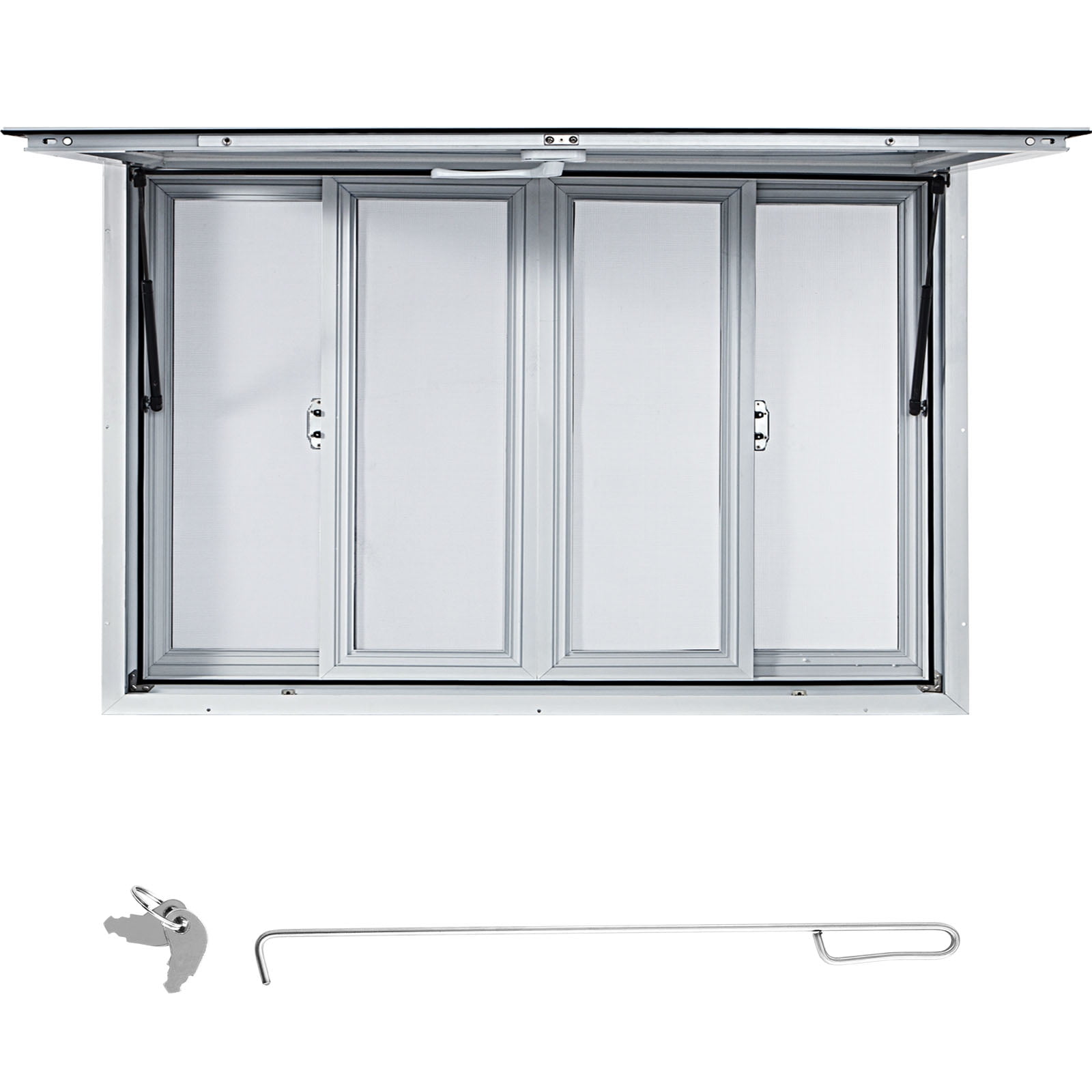 VEVOR Concession Window 60x36 inch, Aluminum Frame, Food Truck Window ...