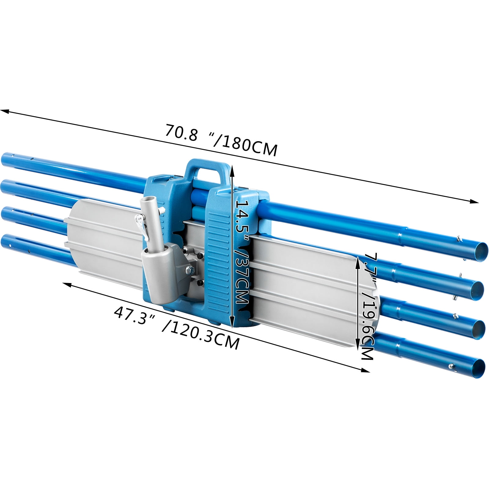 VEVOR Concrete Float 1200x200mm/1200x300mm Finishing Bull Float with 4 ...