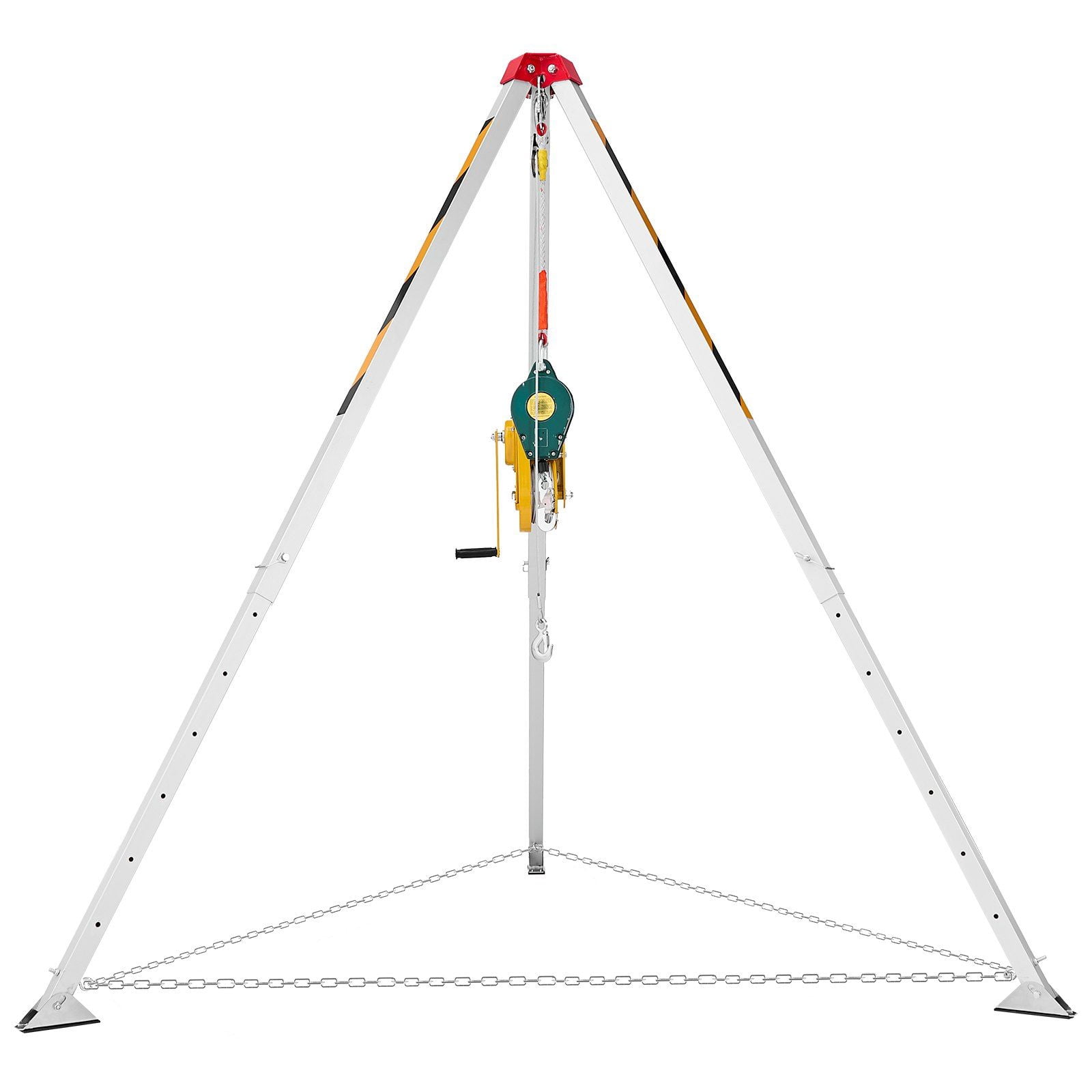 VEVOR Confined Space Tripod Kit, Heavy Duty Rescue Tripod Lifting Hoist ...
