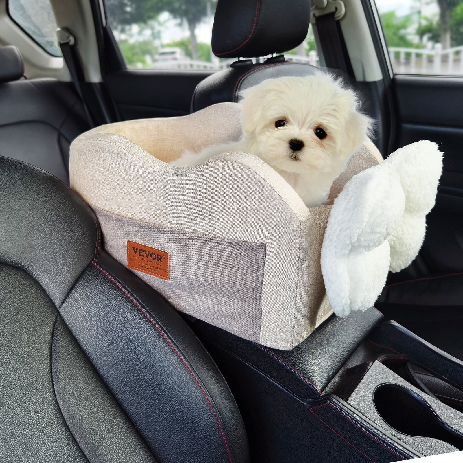 VEVOR Console Dog Car Seat, Center Console Dog Booster Seat for Small ...