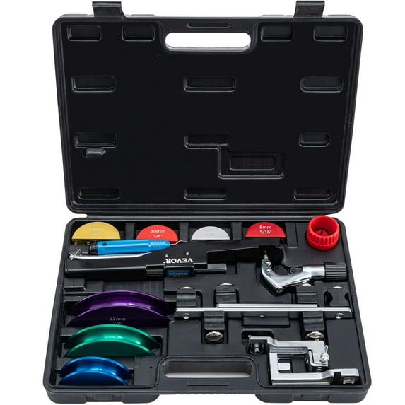 VEVOR Copper Pipe Bender, 1/4-7/8 inch, 90 Degrees Forward and Reverse ...