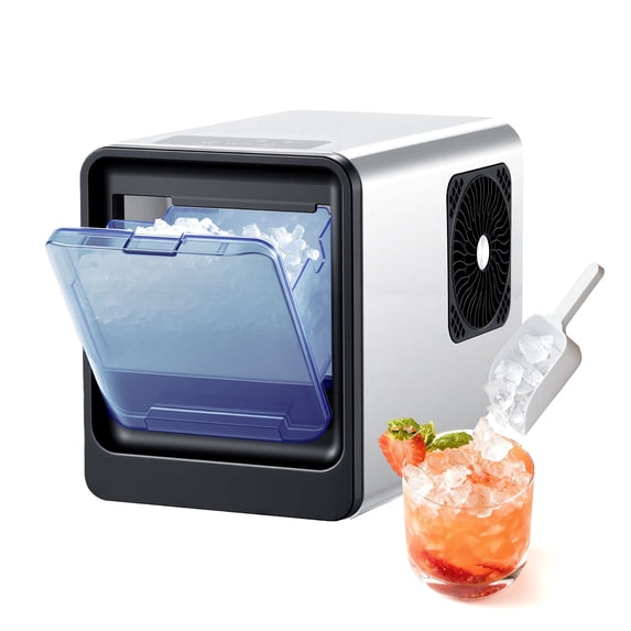 VEVOR Countertop Ice Maker, 33 lbs per Day, Self-Cleaning Portable ...