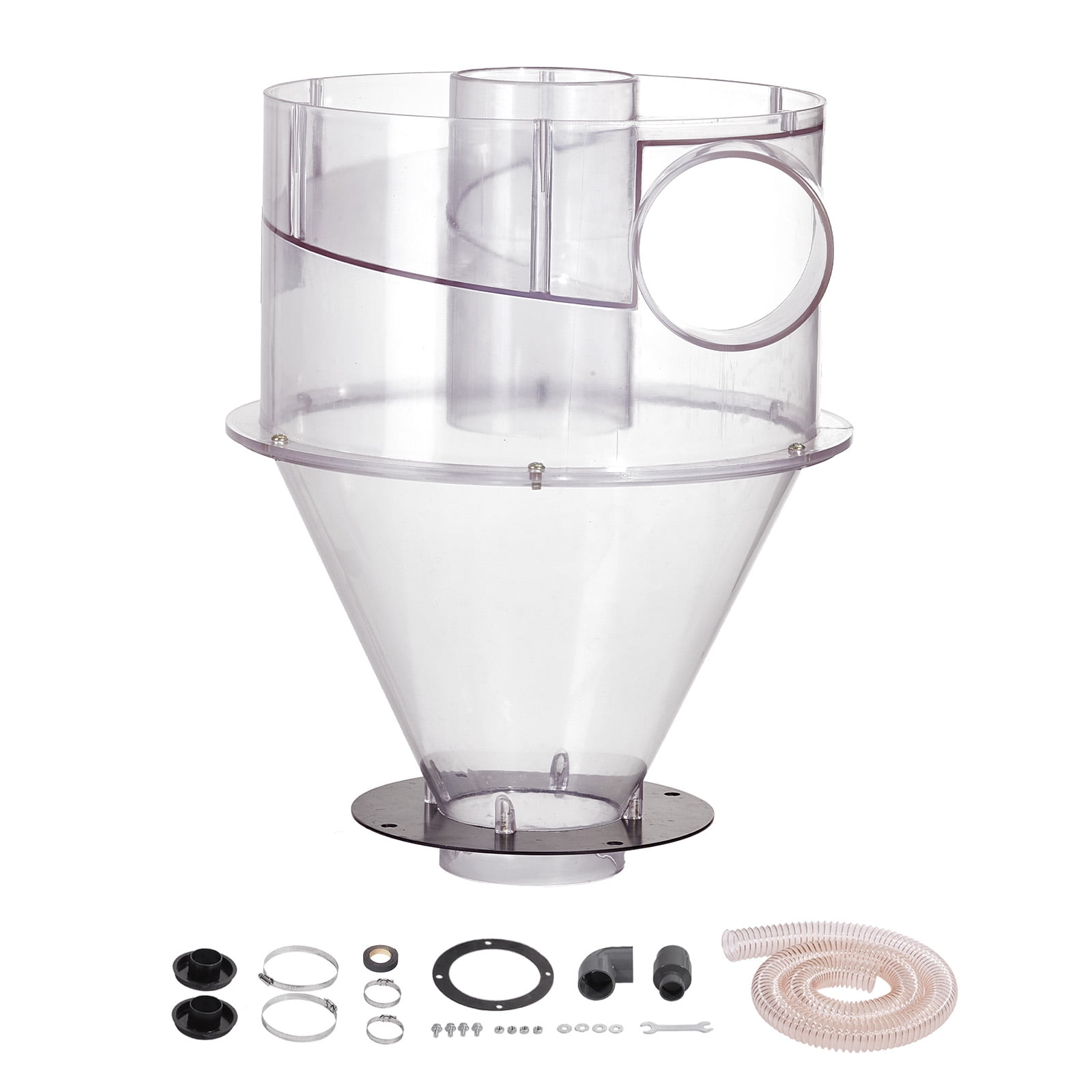 VEVOR Cyclone Dust Separator, 4" Retrofit Cyclone Separator for Dust ...