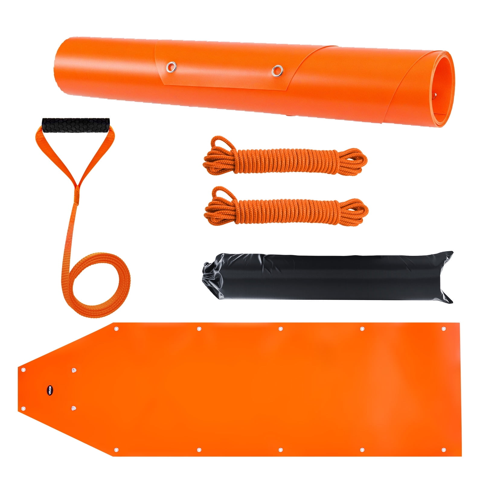 VEVOR Deer Drag Sled, 72.8 x 22.8 in, 550lbs Heavy Duty Yard Utility ...