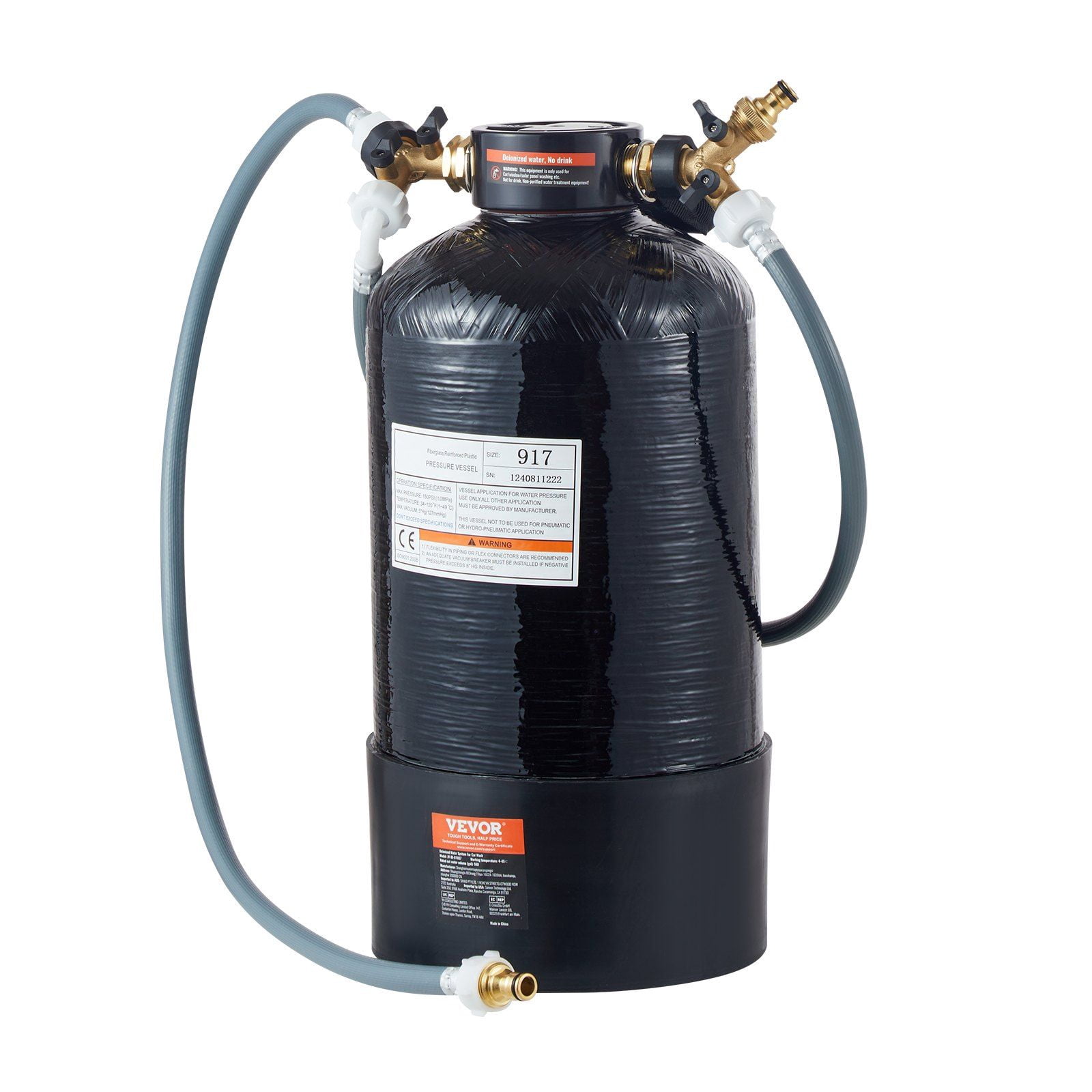 VEVOR Deionized Water System for Car Wash, Premium Water Deionizer For ...