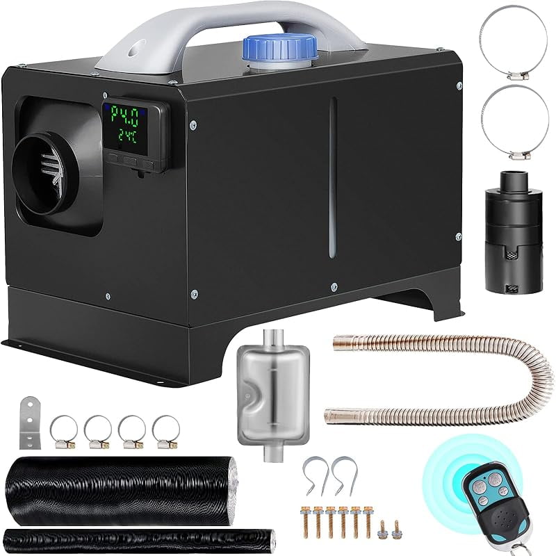 VEVOR Diesel Air Heater, 12V 5KW All-on-one Diesel Heater with Remote ...