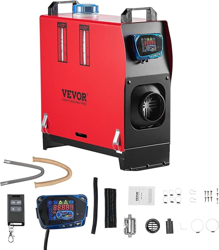 VEVOR Diesel Air Heater, 12V 5KW Integrated Diesel Heater with Remote ...