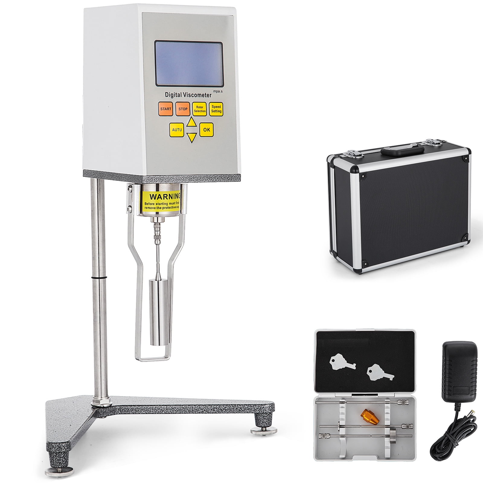 Free Shipping! VEVOR Digital Rotary Viscometer - Accurate Liquid ...