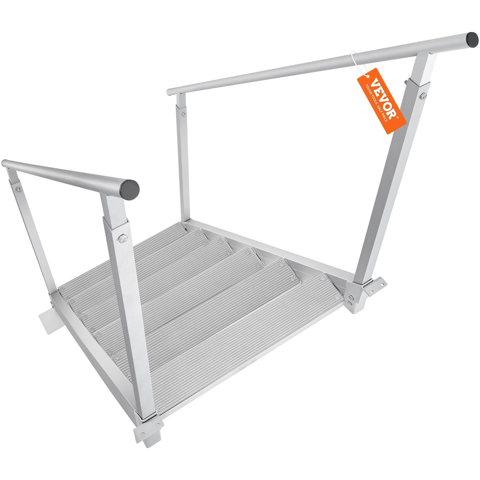 VEVOR Dock Ladder, Adjustable Height, 500 lbs Load Capacity, Aluminum ...