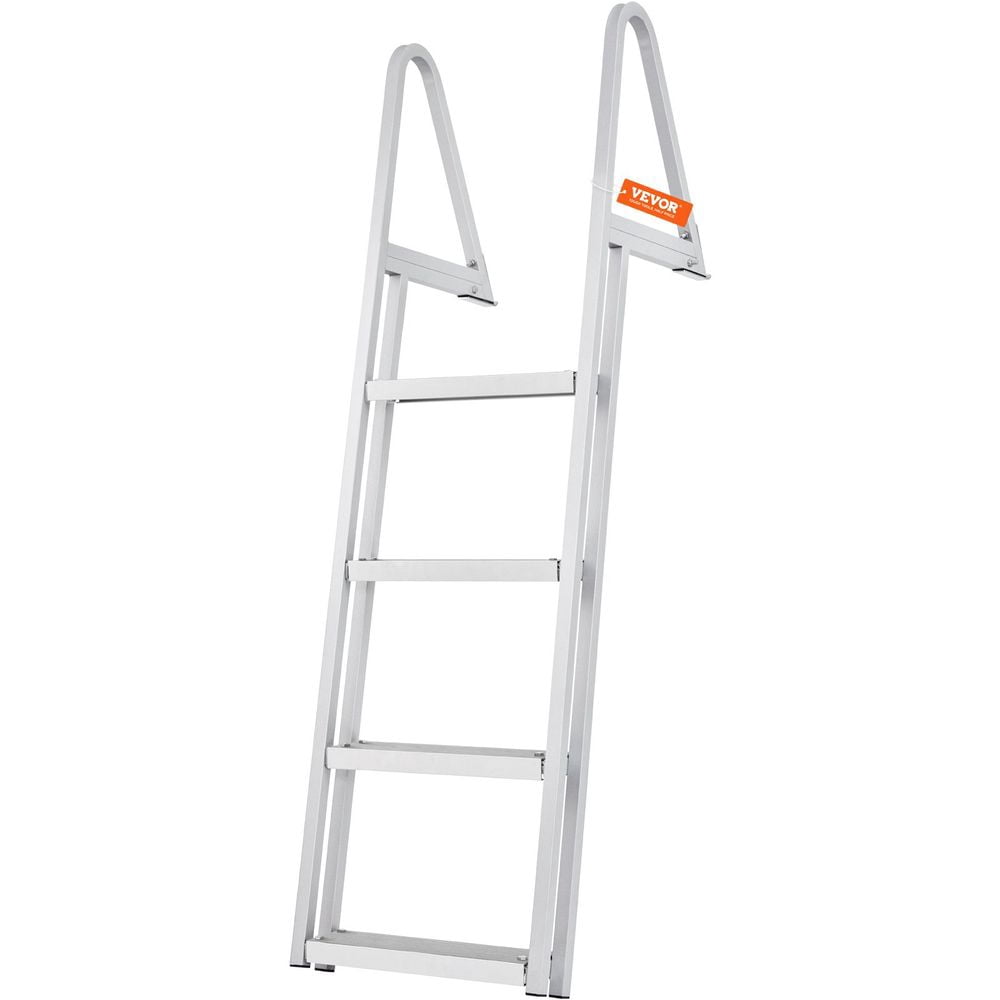 VEVOR Dock Ladder, Removable Steps, 350 lbs Load Capacity, Aluminum ...