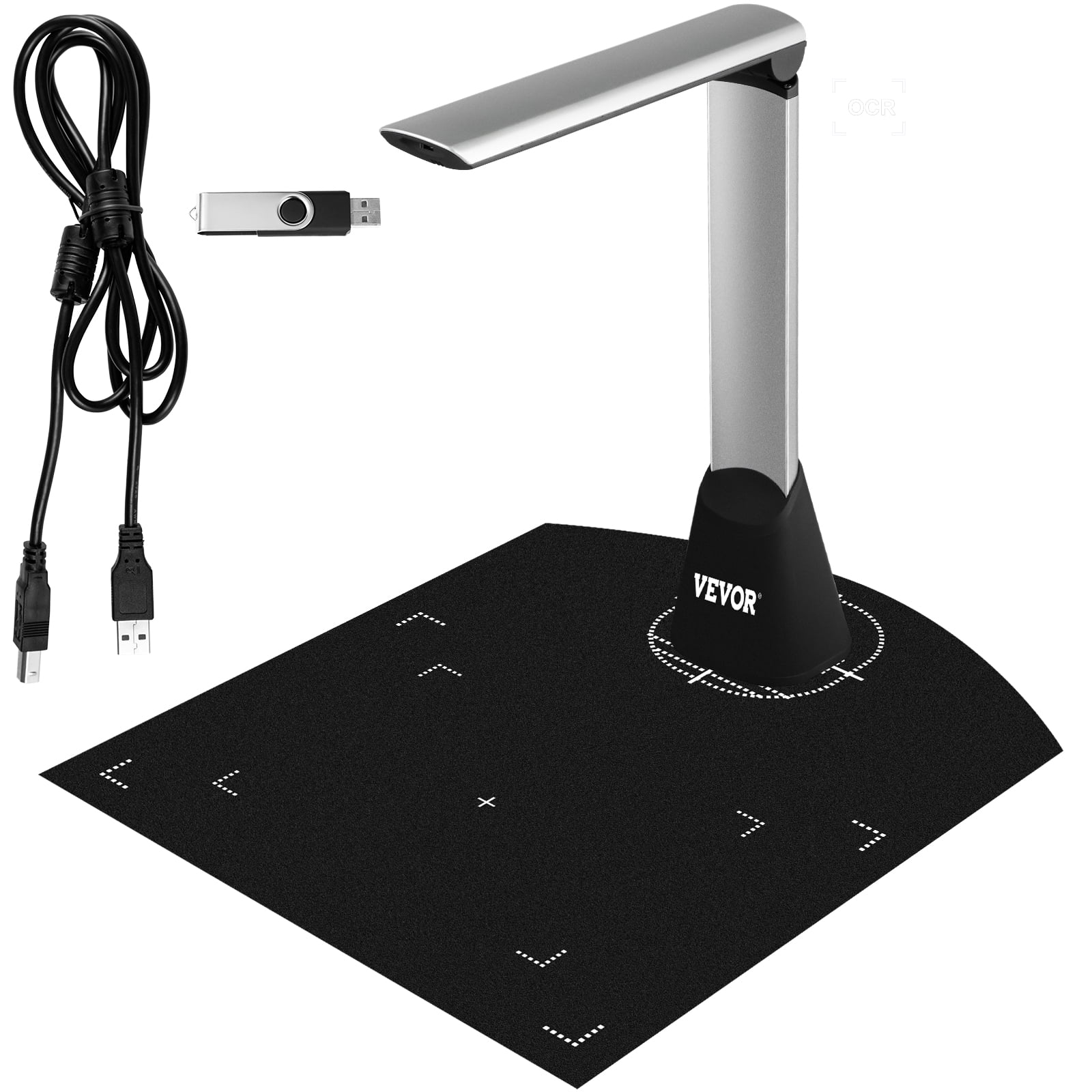 VEVOR Document Camera for Teachers A4 Scanning Size Book Scanner 5 Mega ...
