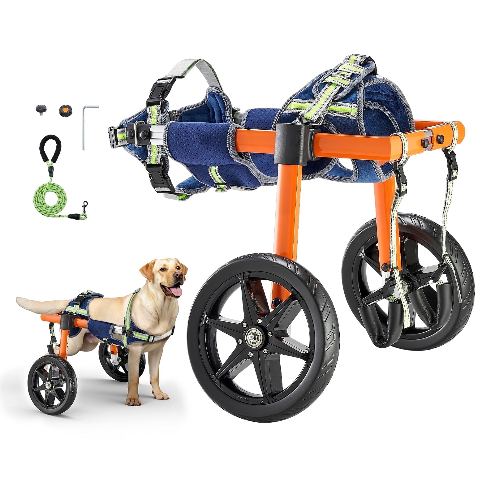 VEVOR Dog Wheelchair for Back Legs, Lightweight 2 Wheels Pet Wheelchair ...