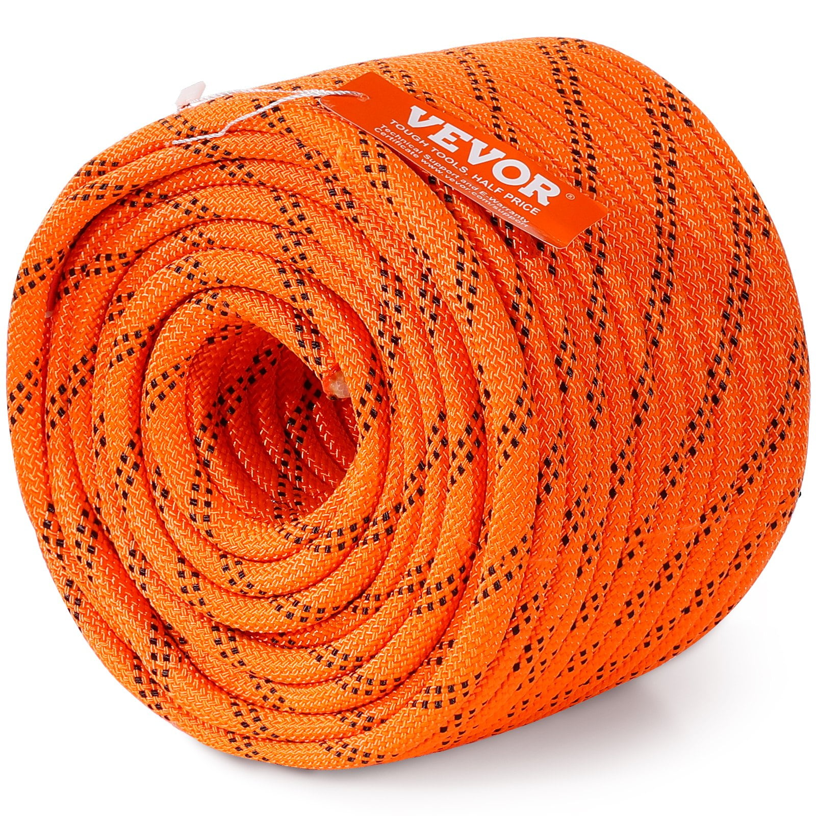 VEVOR Double Braided Polyester Rope, 3/8" x 120 ft, 48 Strands, 4000 ...