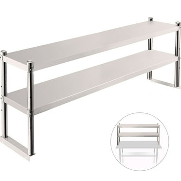 VEVOR Concession Shelf 48L x 12W inch Stainless Steel Drop Down Folding ...