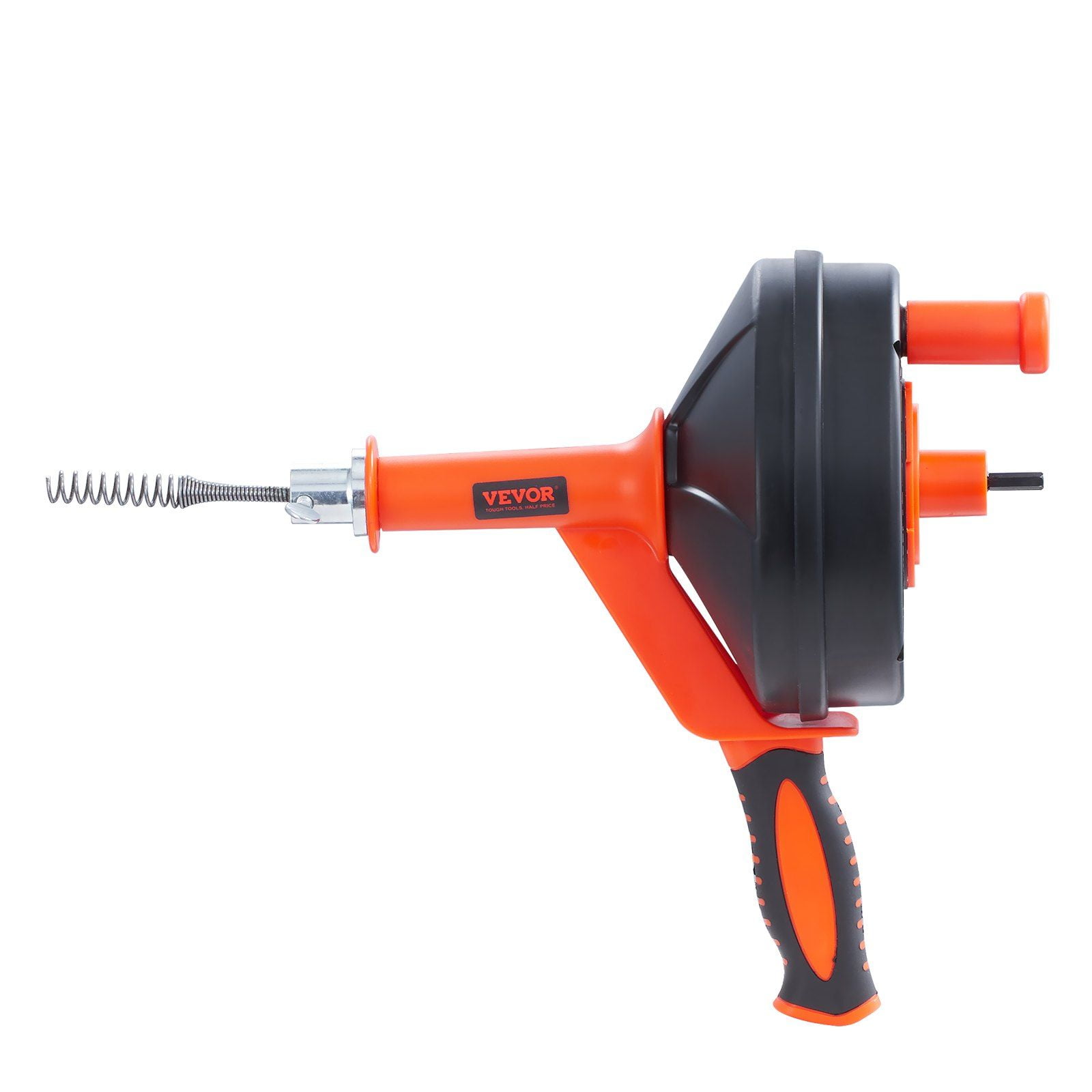 VEVOR Drain Auger 25Ft, Plumbing Snake with Drill Attachment, Plumbers ...
