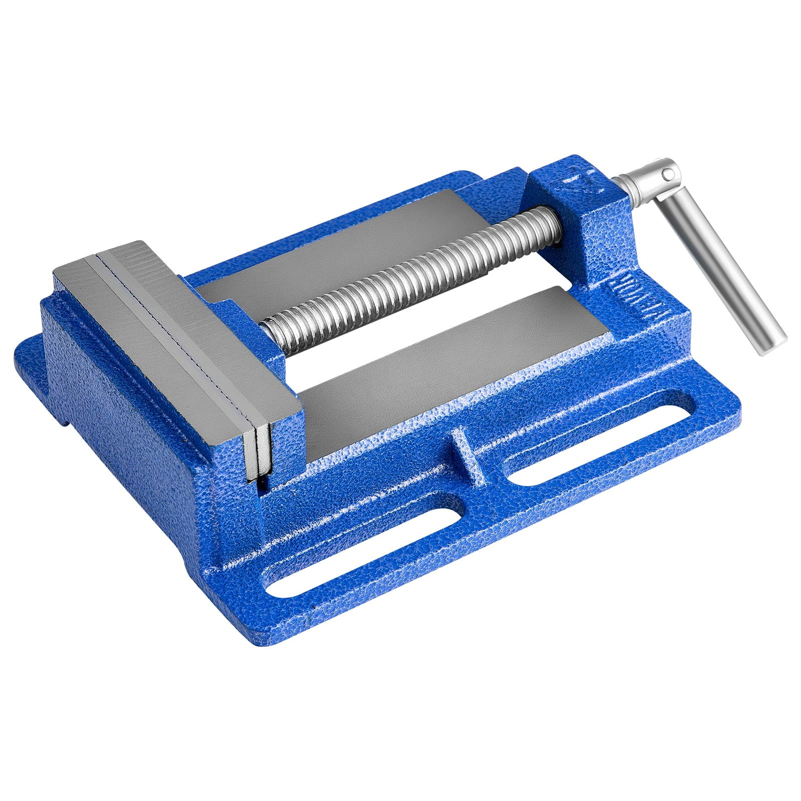 VEVOR Drill Press Vise, 4 Inch Jaw Width, Portable Bench Vise, Slotted ...