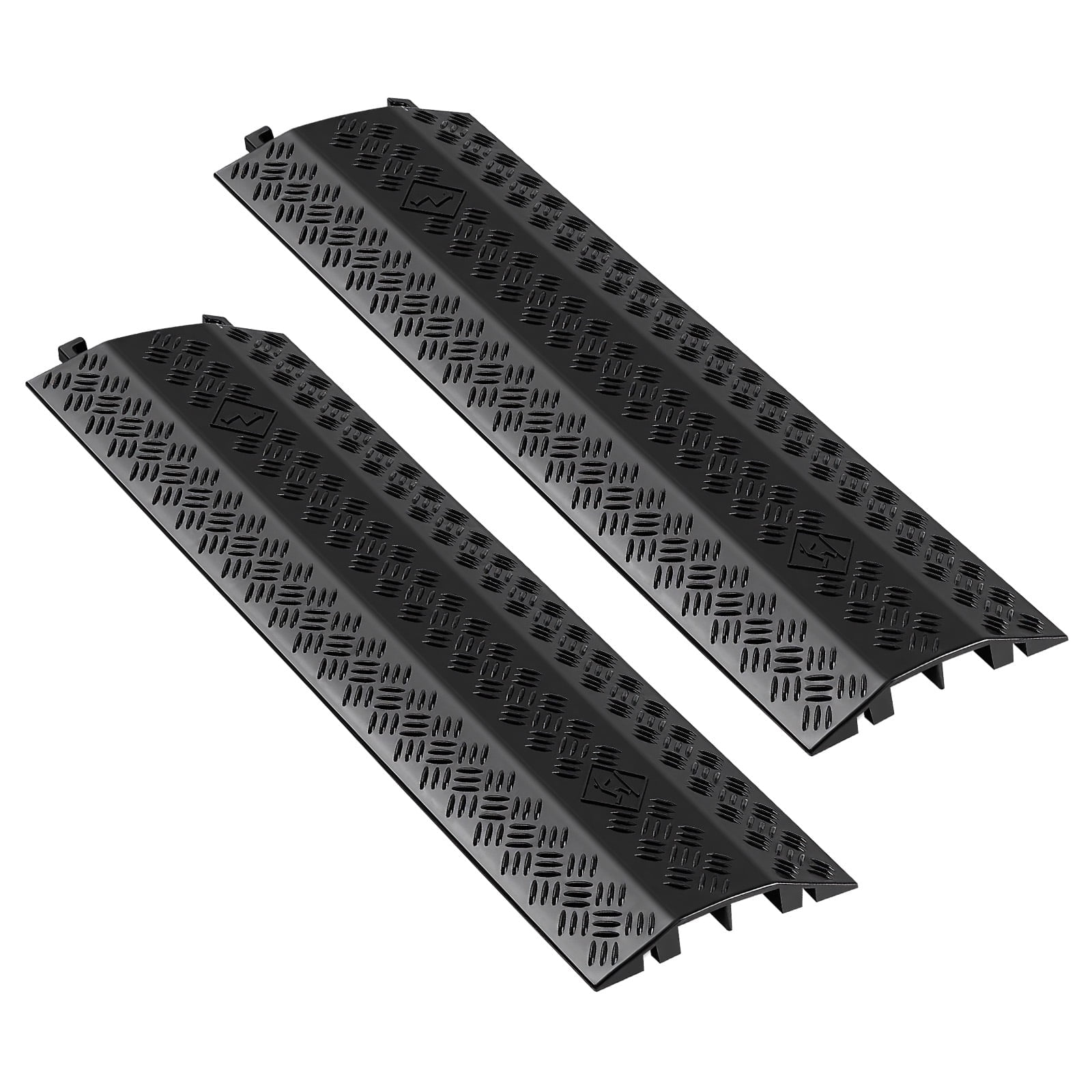 VEVOR Drop Over Cable Cover, 17,500 lbs/Axle Load Capacity, Heavy Duty ...