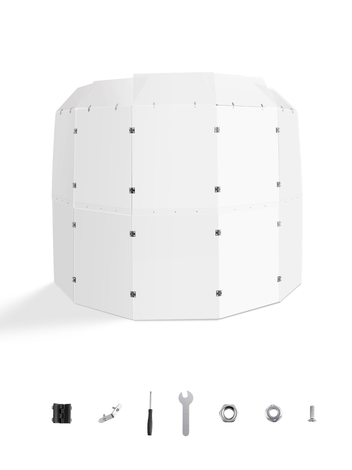 VEVOR Drum Shield, 5 Panels 2ft x 5ft Portable Acrylic Drum Cage with ...