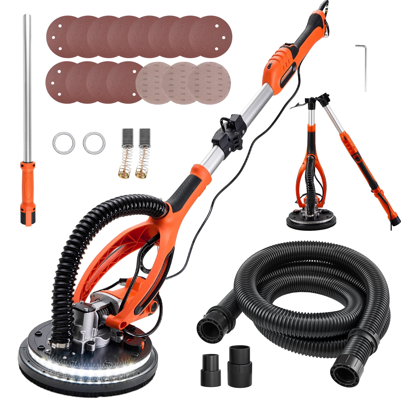 VEVOR Drywall Sander, 850W Electric Drywall Sander, Popcorn Ceiling ...