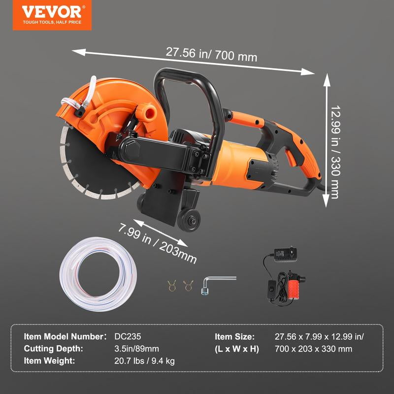 VEVOR Electric Concrete Saw, Various specifications, Motor Circular Saw ...