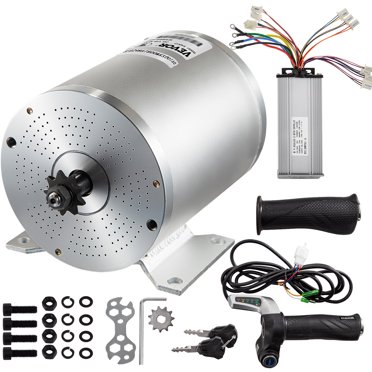 VEVORbrand Electric Brushless DC Motor,48V 2000W Brushless Electric ...