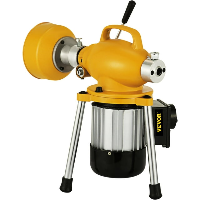 VEVOR Electric Drain Cleaner Machine - 66Ft x 2/3Inch, Autofeed, 6 ...