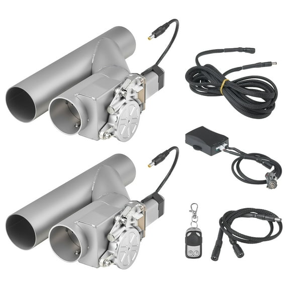 VEVOR Electric Exhaust Cutout, 2.5 Inch 2PCS Universal Stainless Steel ...