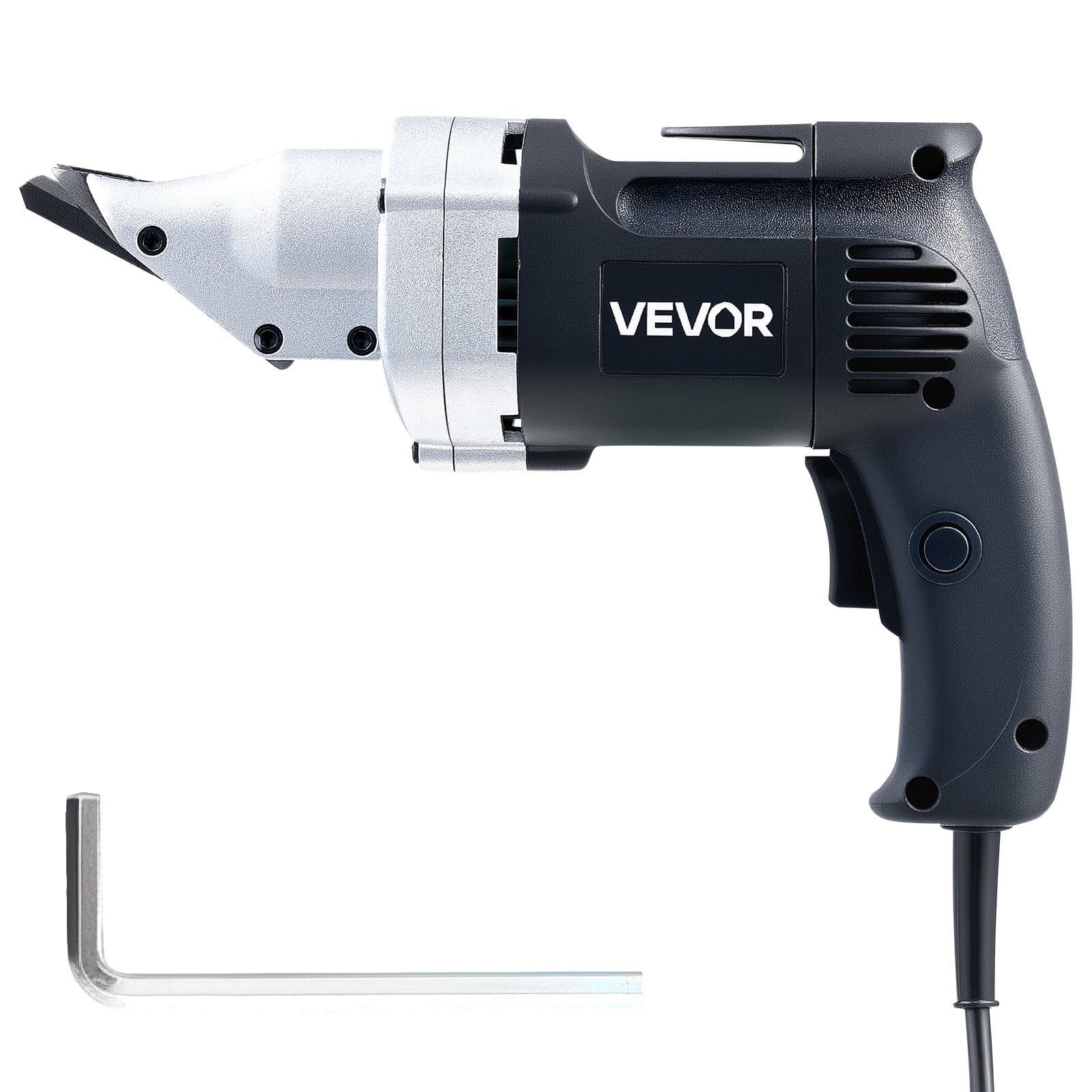VEVOR Electric Metal Shear, 4.0-Amp Corded Sheet Metal Cutter with 360 ...