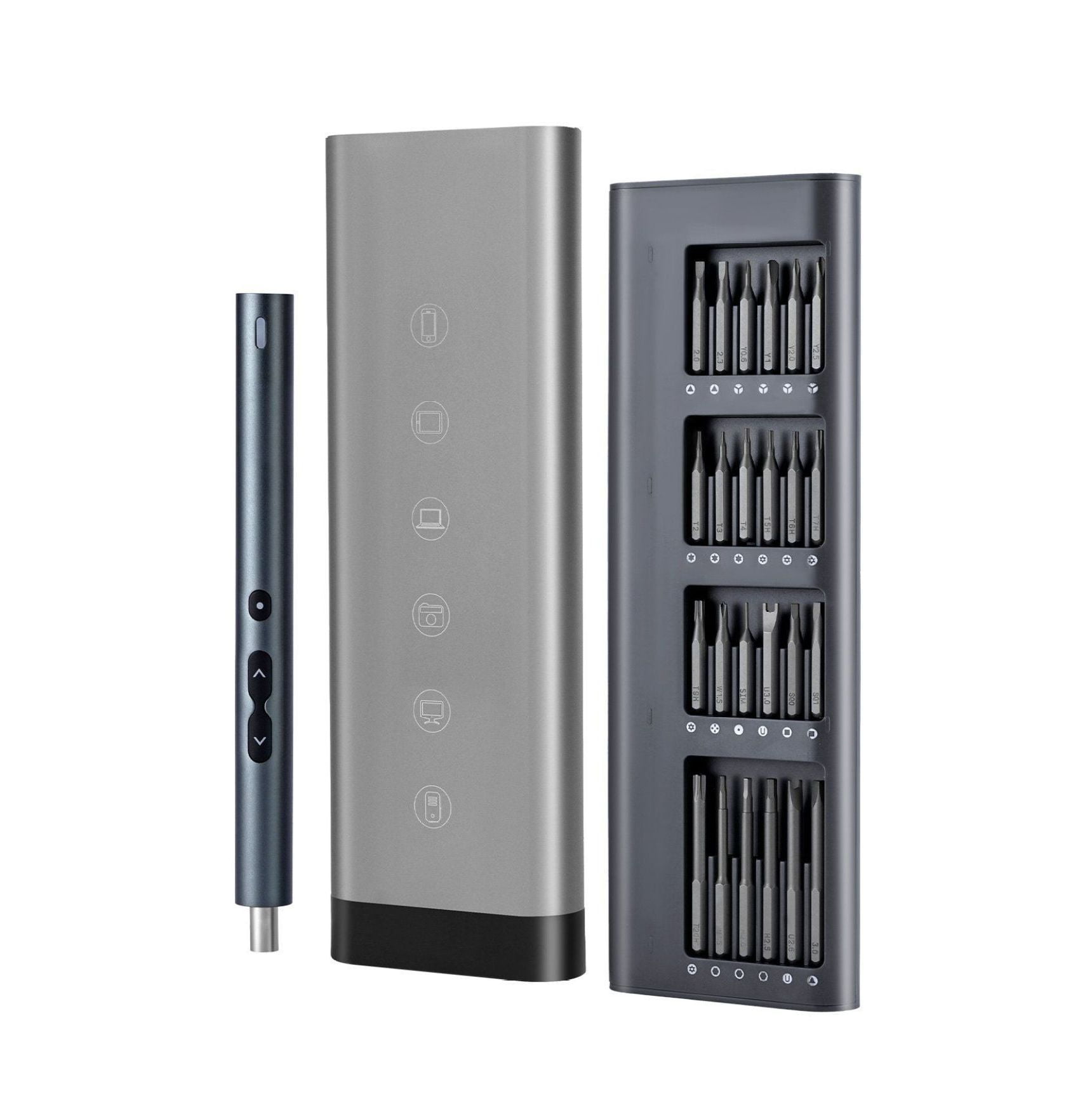 VEVOR Electric Precision Screwdriver Set, 48 Magnetic Bits, Mini ...