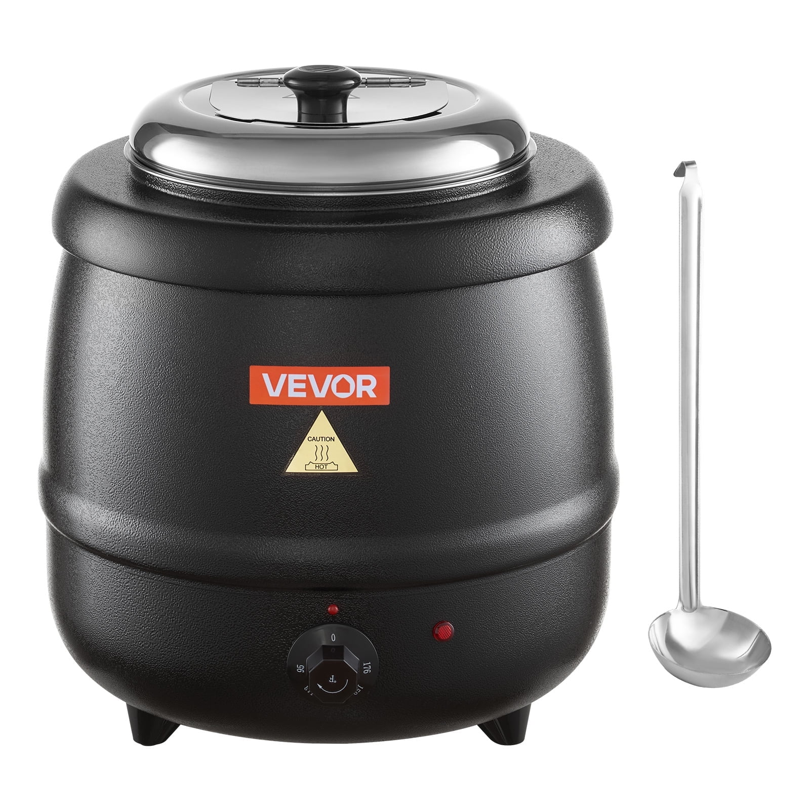 VEVOR Electric Soup Warmer, 10QT Commercial Soup Kettle with 304 ...
