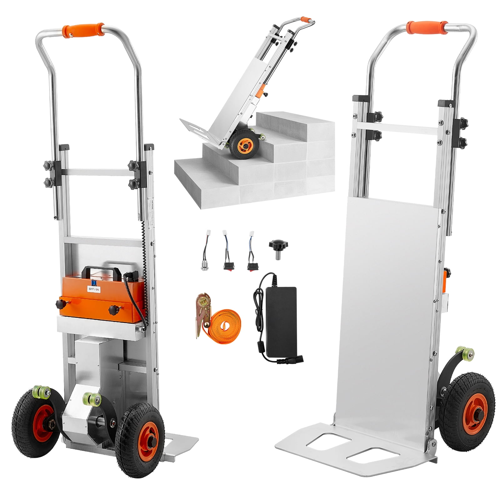 VEVOR Electric Stair Climbing Dolly, 440lbs Electric Stair Climbing ...