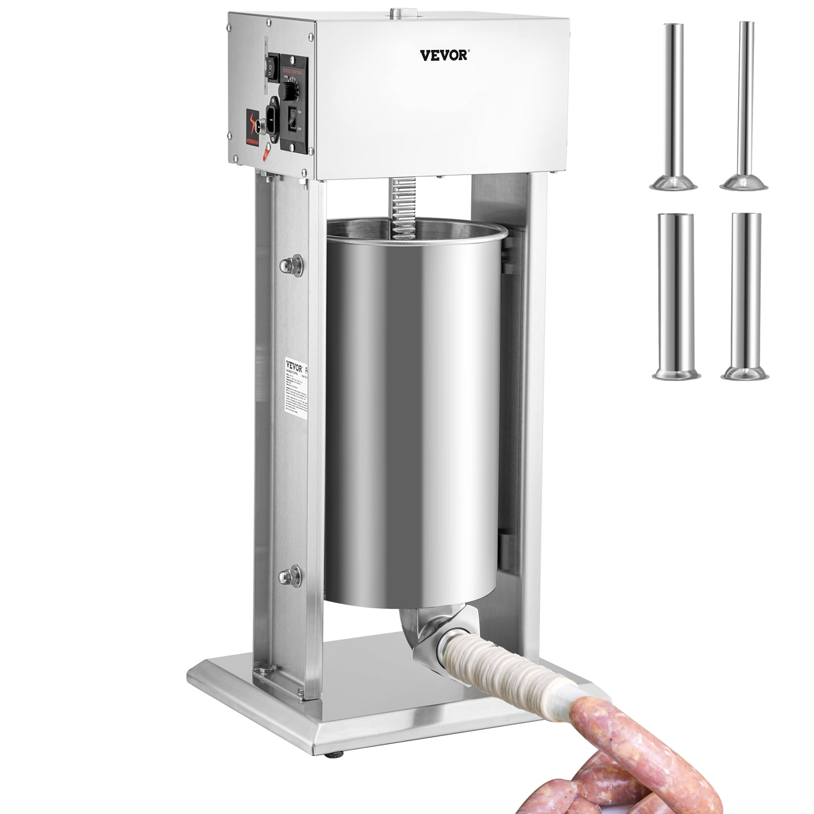 VEVOR Electric Stuffer, 15L Large Capacity, 260W Vertical Sausage ...