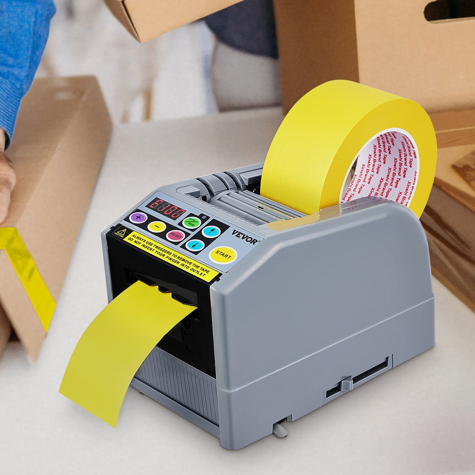 VEVOR Electric Tape Dispenser and Cutter - Automatic Packaging Machine ...