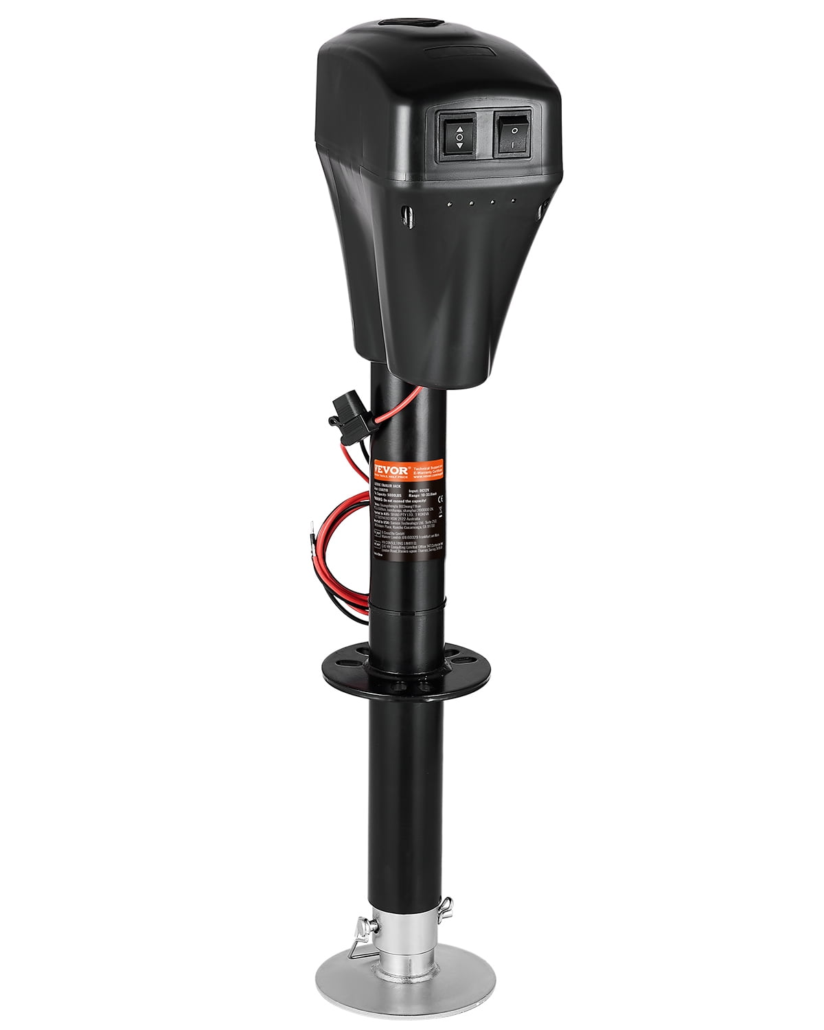 VEVOR Electric Trailer Jack, 5000 lbs, Heavy Duty RV Electric Power ...